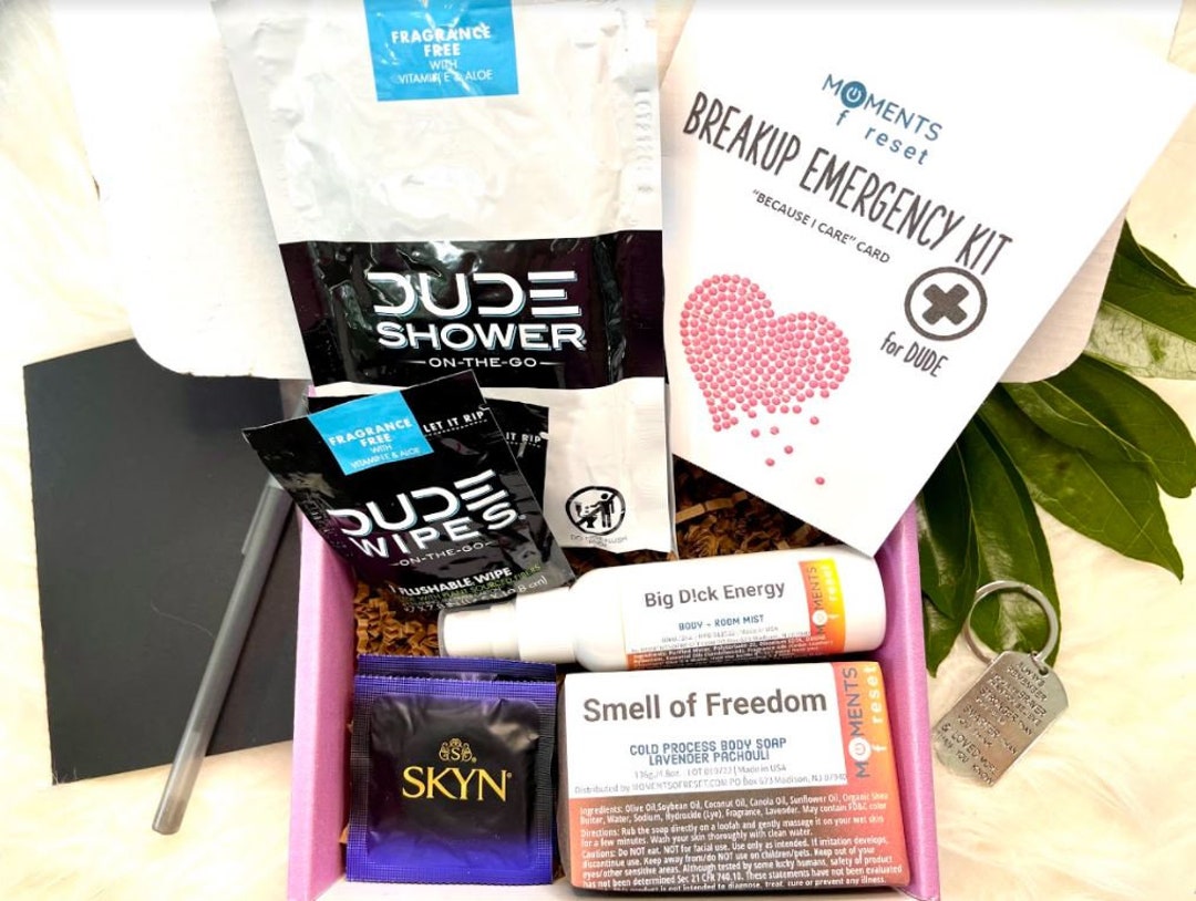 Breakup Emergency Kit for Dude Men Self Care Breakup Gift Divorce Gift ...