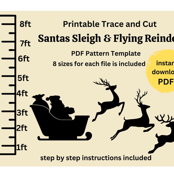 Life Size Christmas Templates - Etsy