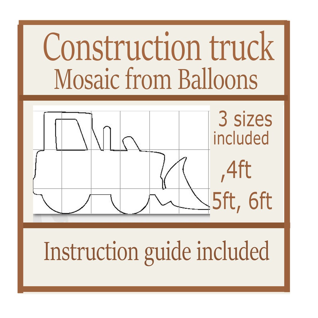 Construction Digital Stencil Pdf Pattern , Dump Truck , Woodworking ...