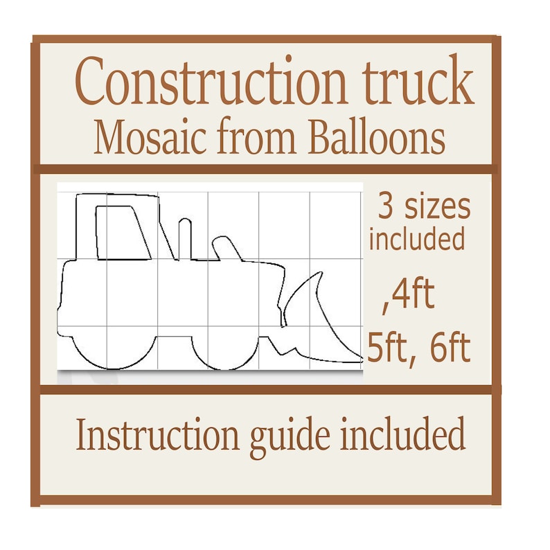 Construction Digital Stencil Pdf Pattern Dump Truck - Etsy