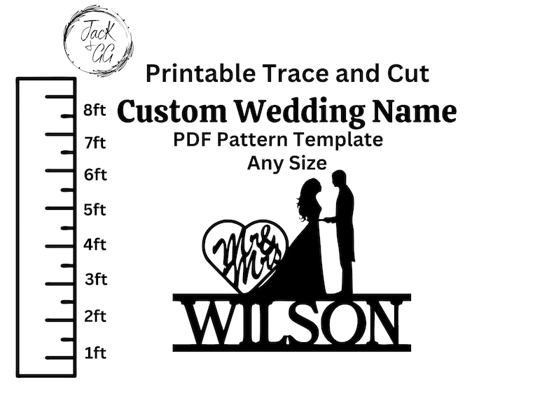 Custom Wedding Printable Pdf Backdrop Pattern Woodworking - Etsy
