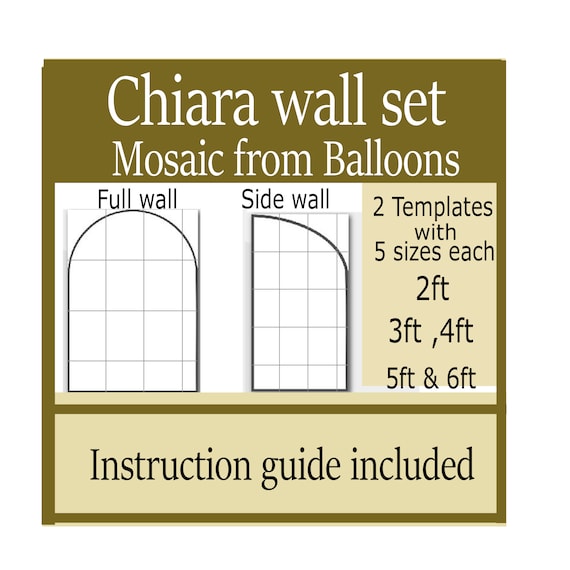 Chiara Arch Backdrop Stand Template Chiara Wall Mosaic From | Etsy