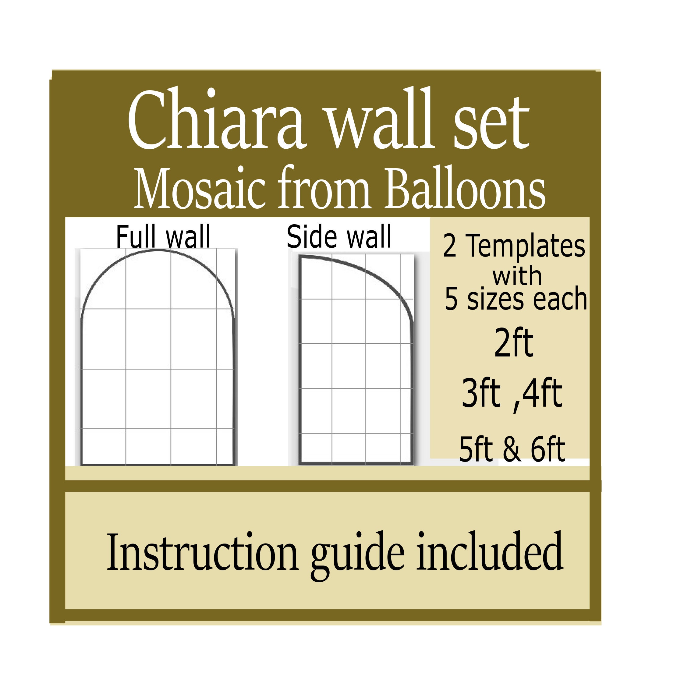 Chiara Wall Pattern Template Digital Stencil Large Pattern - Etsy Australia
