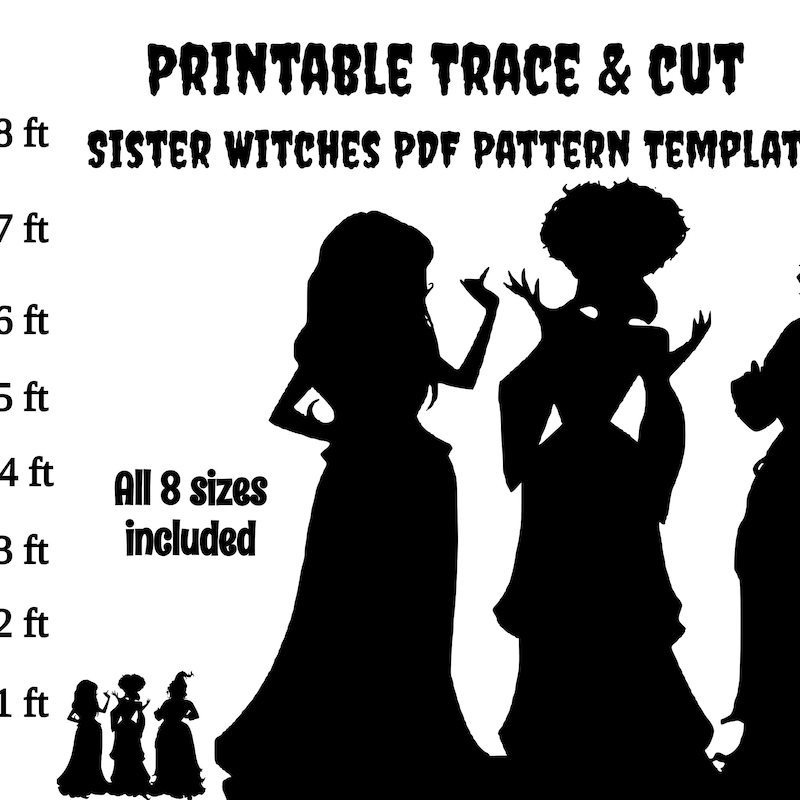 Sanderson Sister Silhouette - Etsy