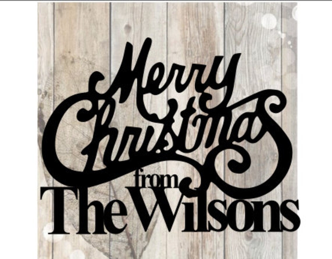 1ft- 8ft Merry Christmas Sign PDF Template , Large Printable Trace and ...