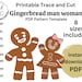 Large Plastic Canvas Gingerbread Man Cut Outs Plastic Canvas - Etsy