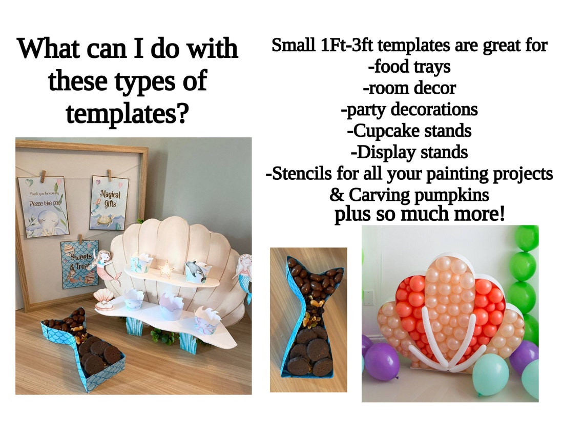 Life Size Tree Template Bundle Yard Art Size 1ft 8ft Pine - Etsy