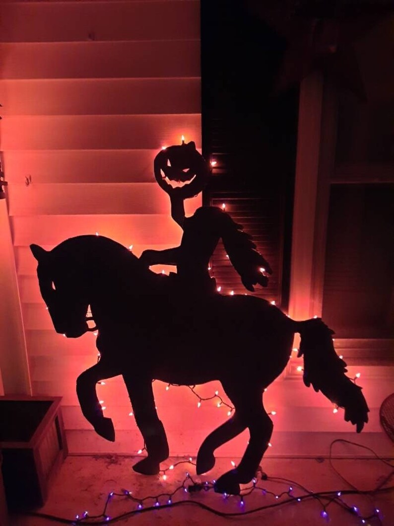 1ft 8ft Headless Horseman PDF Template Digital Pattern - Etsy