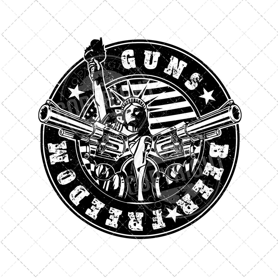 Pro Gun Control Slogan Flag Freedom America USA PNG SVG Vector Digital ...