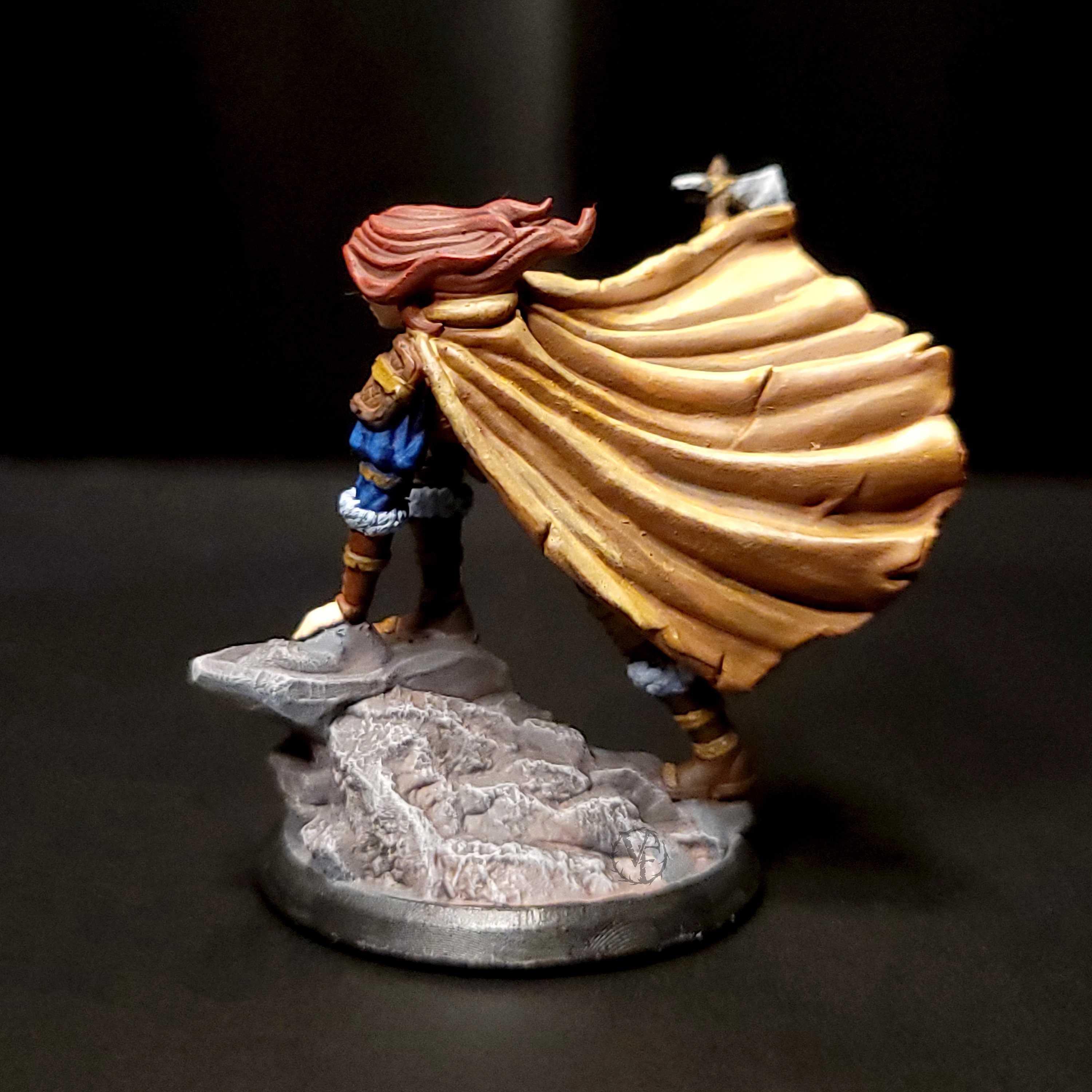 Ranger/fighter Dnd Miniature, 32 Mm Scale 3D Printed and Hand-painted ...