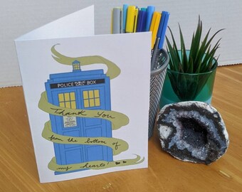 Doctor Who Thank You - Etsy
