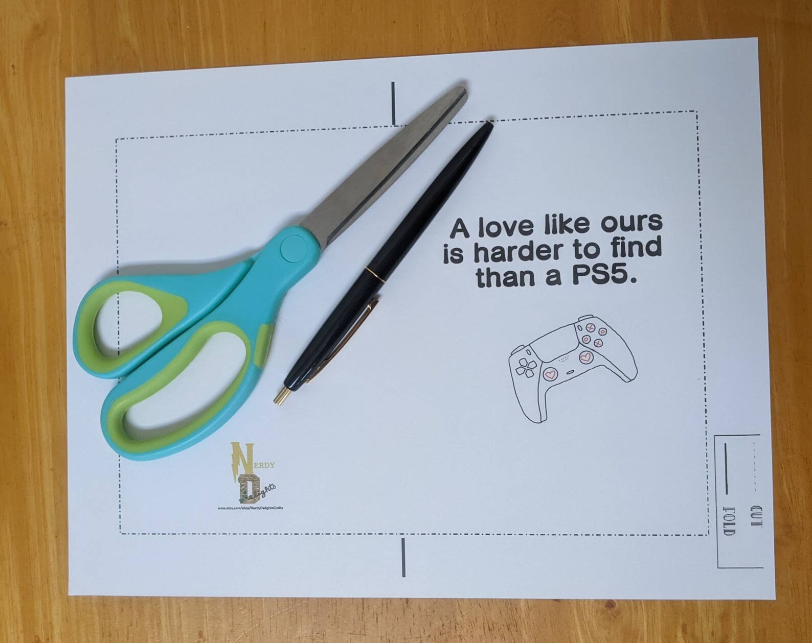 Love Like Ours, PS5 Inspired Valentine - Etsy