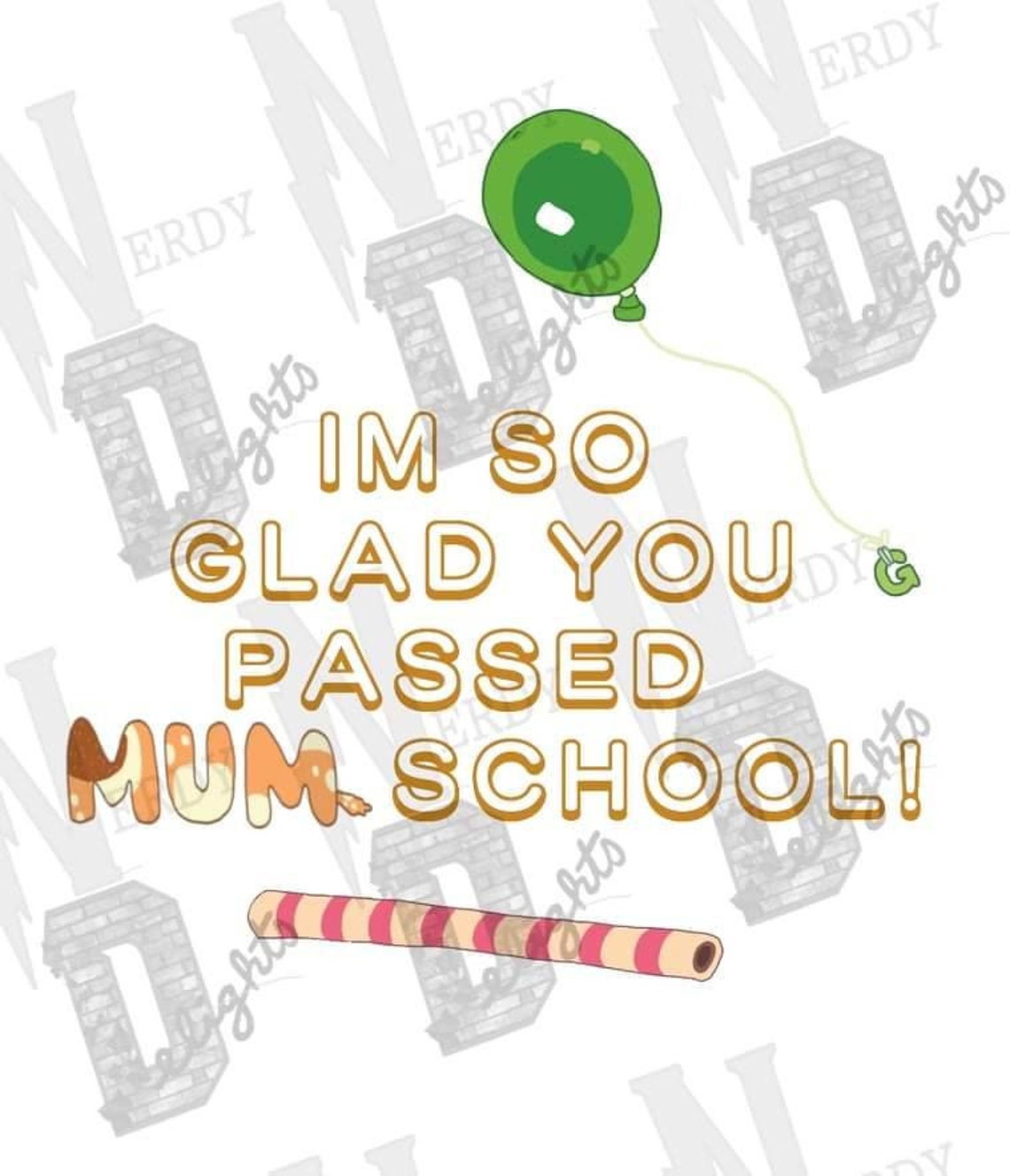 I'm so Glad You Passed Mum School. Bluey Themed Mother's Day Card. - Etsy