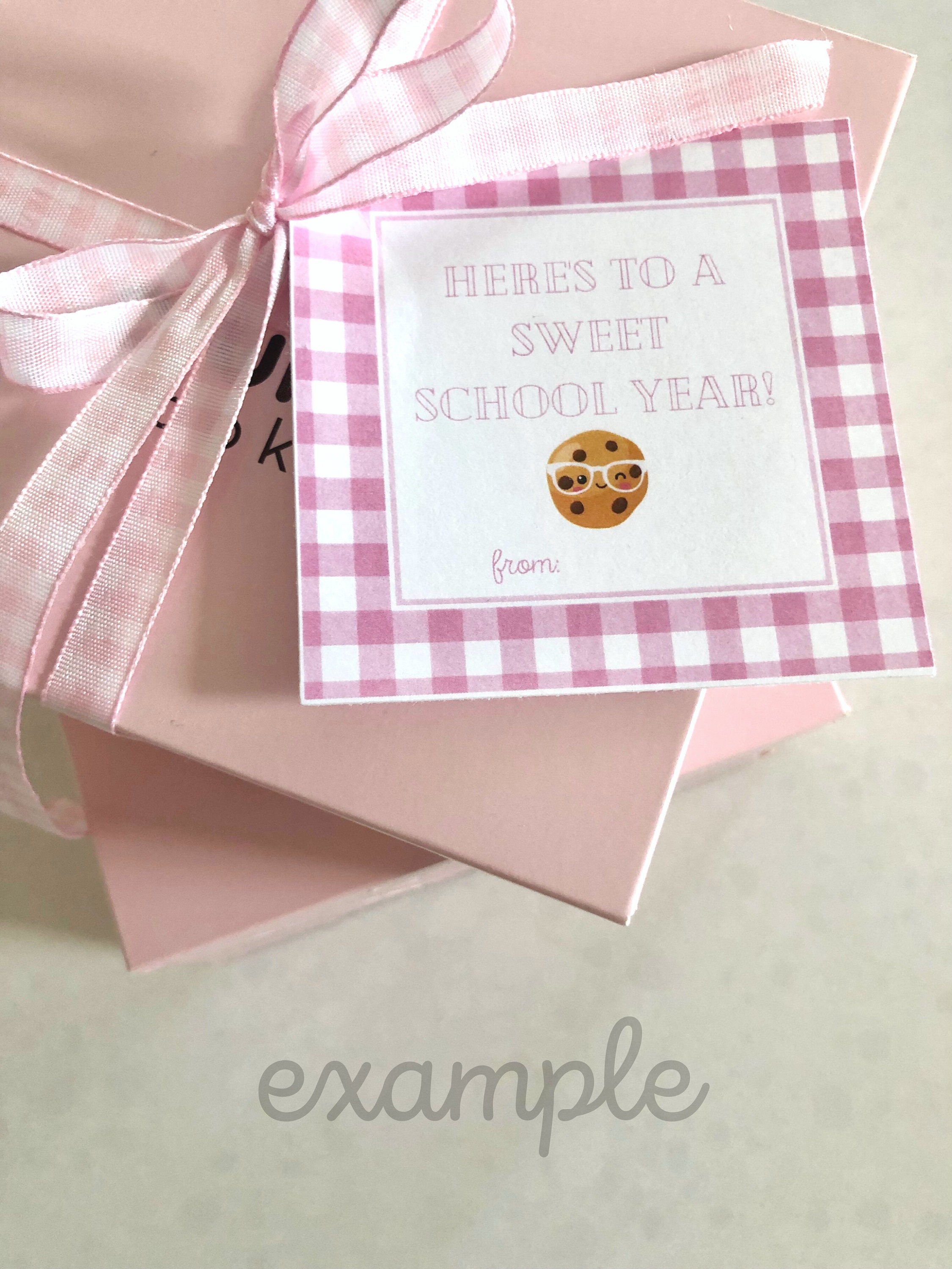 Printable Back to School Gift Tag/ Treat Tag/ Crumbl Cookie Teacher ...