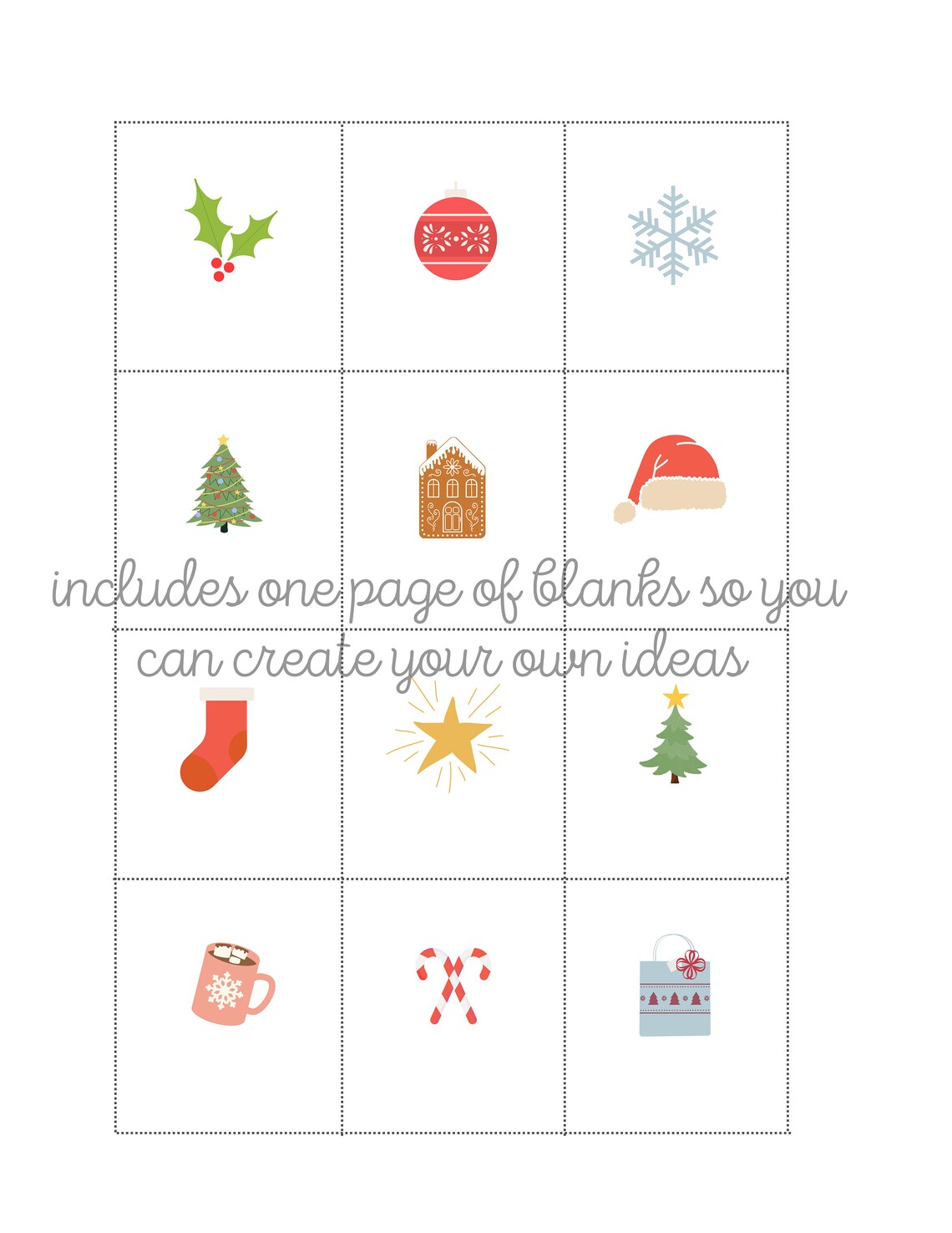 Printable Advent Cards/ Advent Cards for Kids/ Family Advent Cards ...