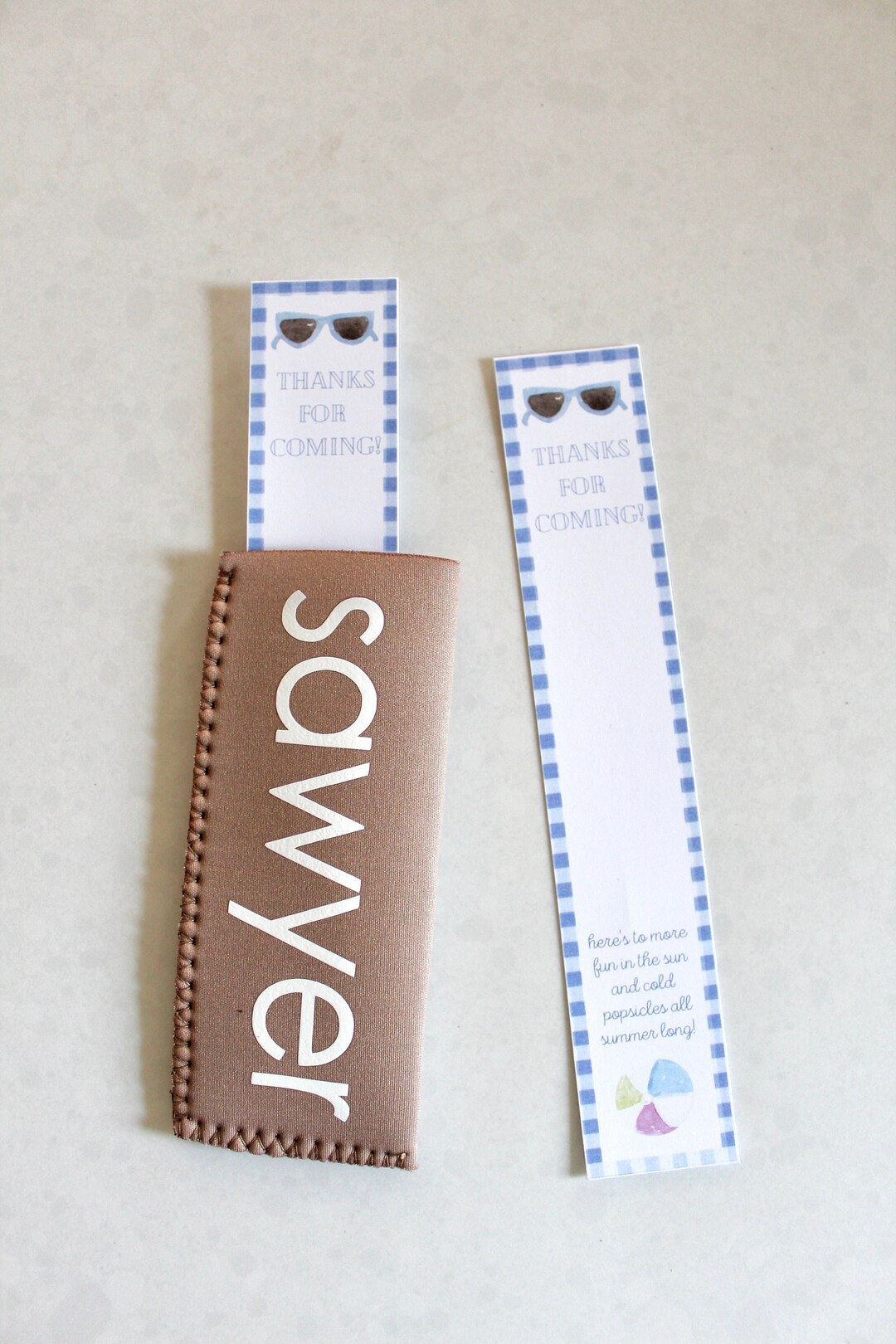 Ice Pop Printable/ Ice Pop Holder Insert/ Popsicle Gift Tag/ Popsicle ...