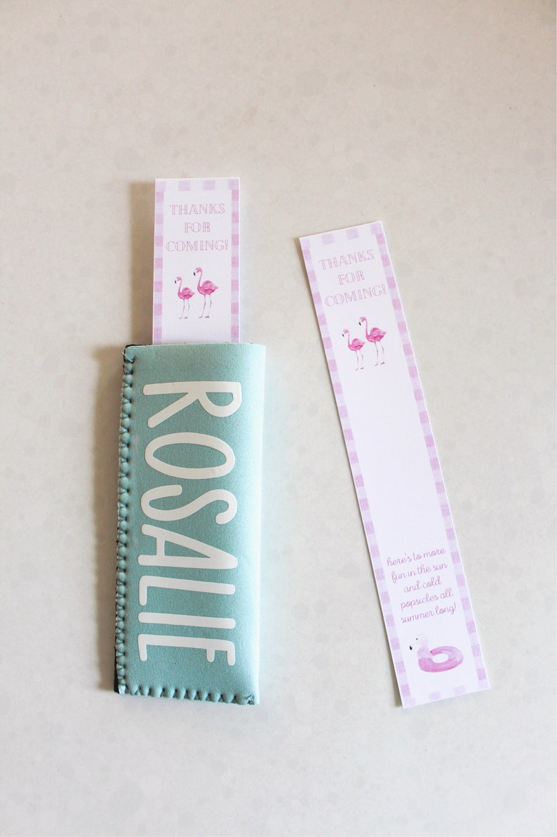 Ice Pop Printable/ Ice Pop Holder Insert/ Popsicle Treat Tag/popsicle ...