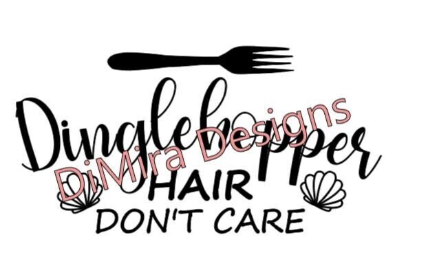 Dinglehopper Hair Don't Care Svg Cricut Cut Files - Etsy