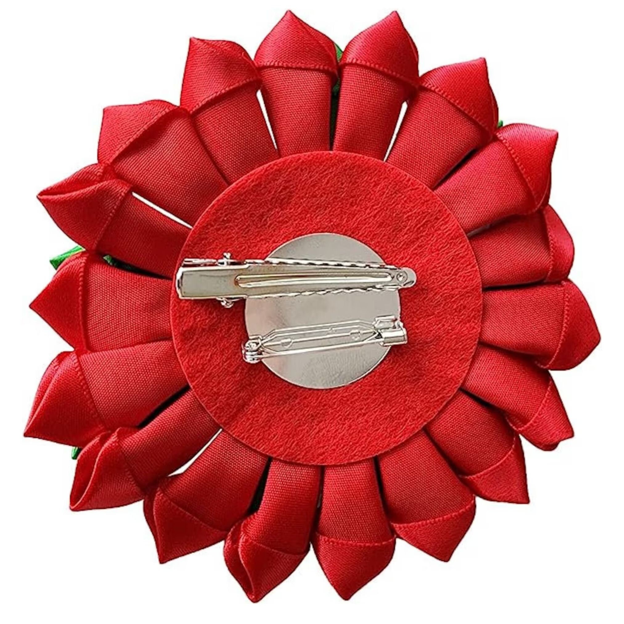 OES Flower Brooch, OES Flower Clip With Pin and Clamp Backing - Etsy