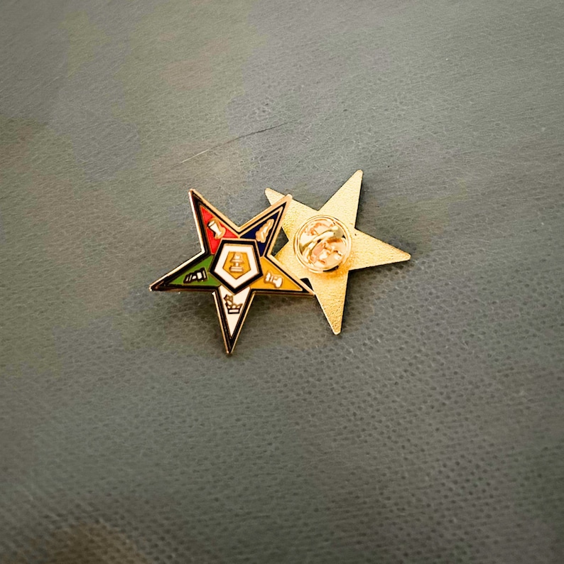 Order of the Eastern Star Lapel Pin - Etsy