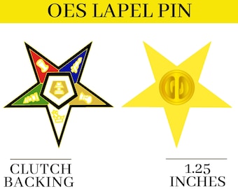 Order of the Star Eastern Star Past Matron Lapel Pin - Etsy