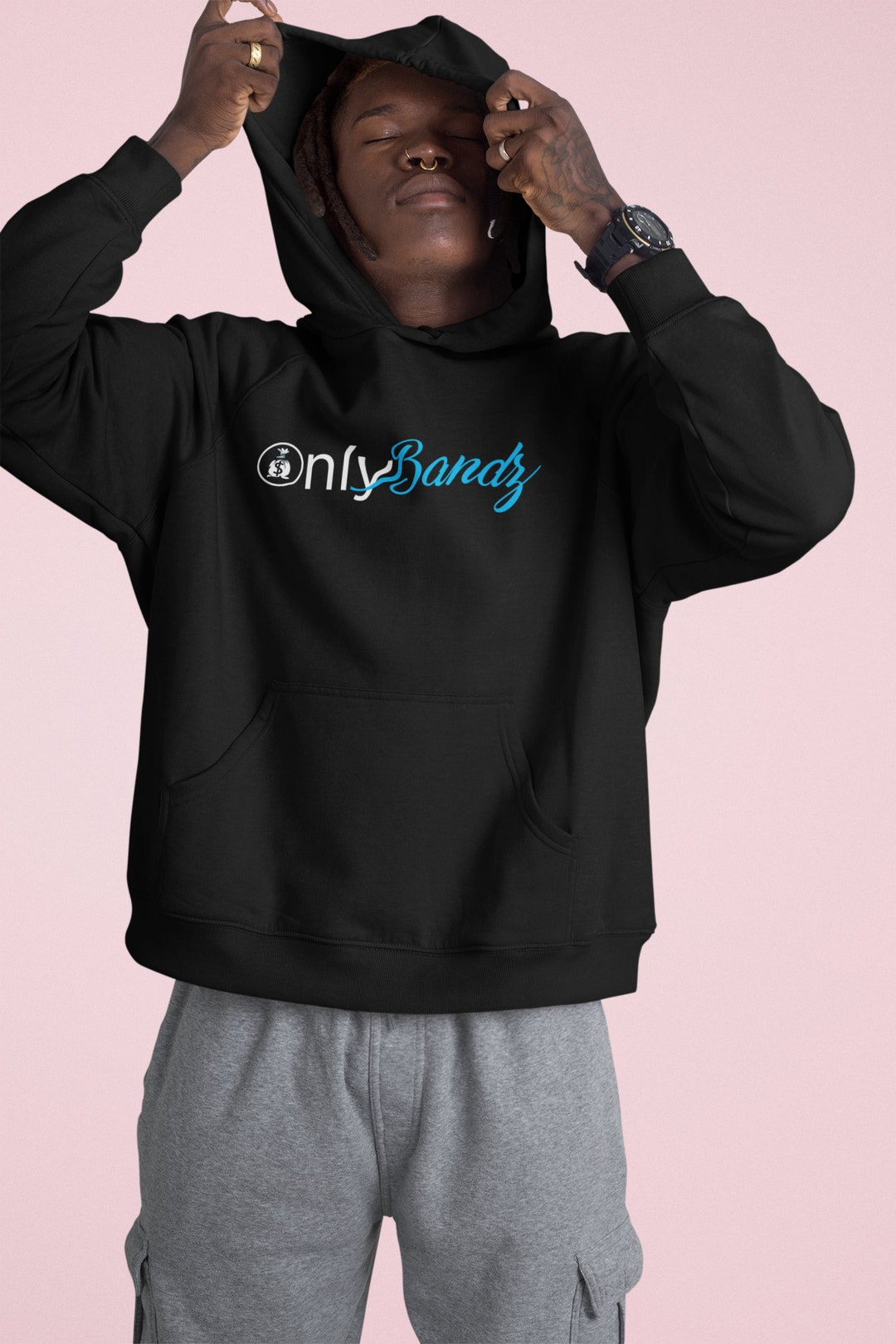 Exclusive Onlybandz Hoodie Trendy Viral Unisex Streetwear Bold ...