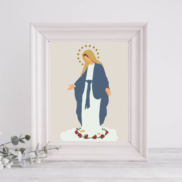 Mother Mary Portraits - Etsy