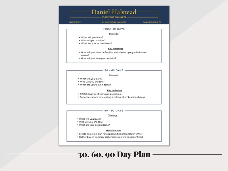 Modern Resume CV Template, ATS Friendly, Includes Cover Letter ...
