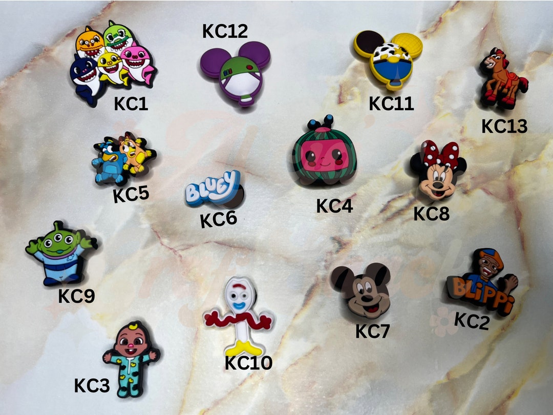 Kids Croc Charms, Kids Characters Croc Charms, Toddler Croc Charms - Etsy