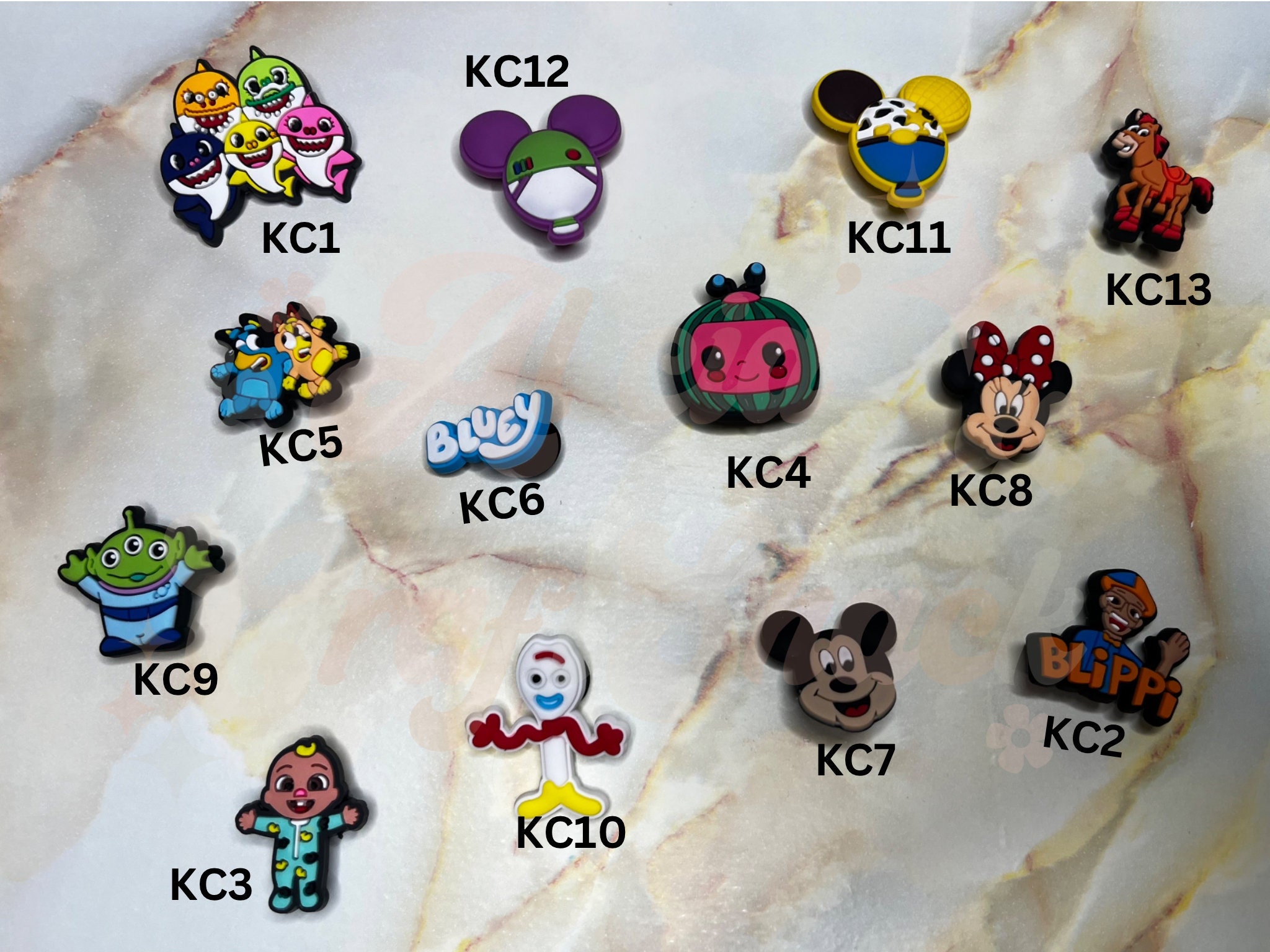 Kids Croc Charms, Kids Characters Croc Charms, Toddler Croc Charms - Etsy