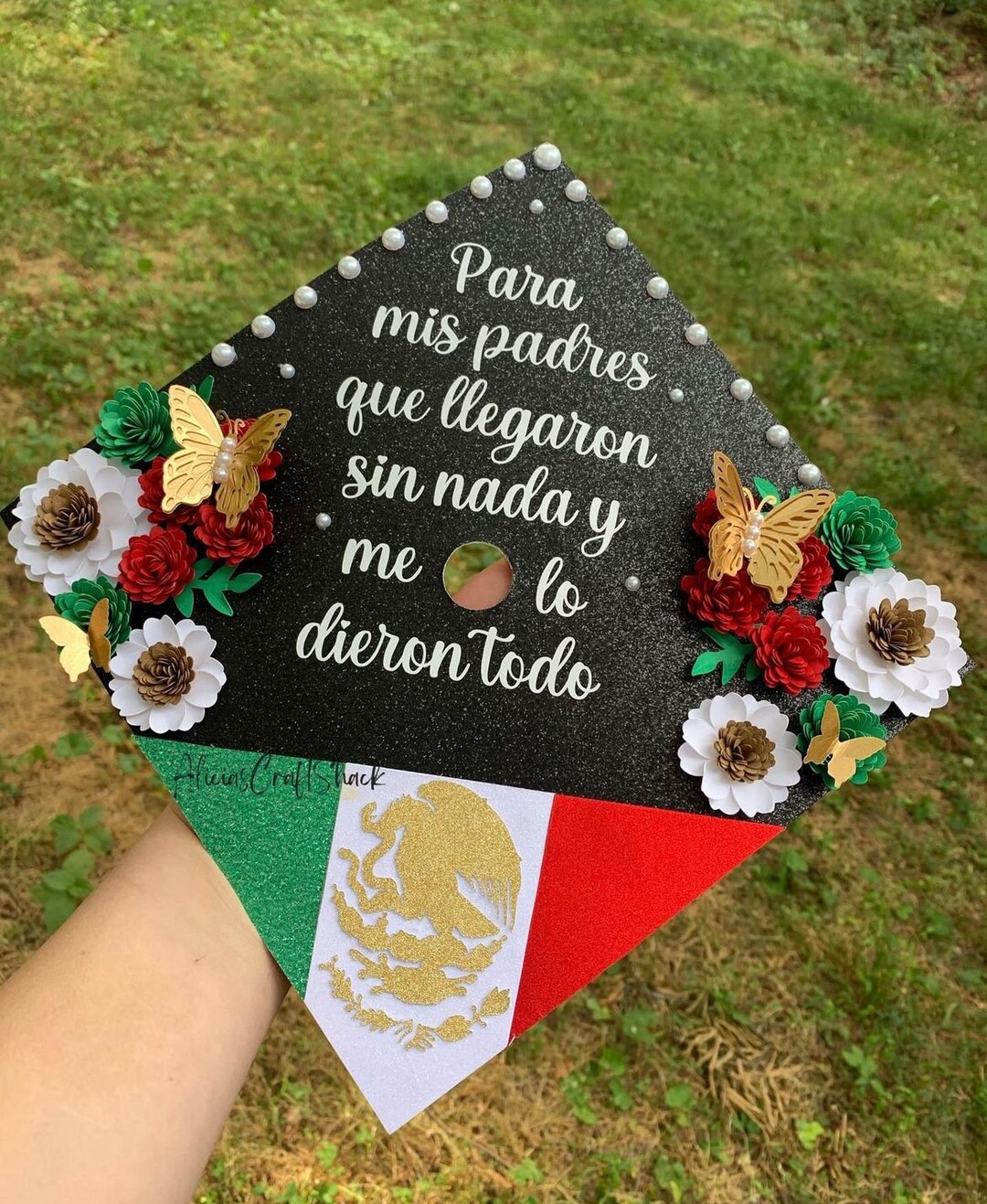 Cap Topper, Graduation Cap Topper, Hispanic Cap Topper, Custom Grad Cap ...