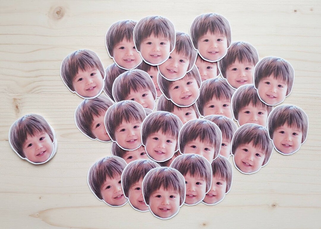 Custom Face Confetti Party Decorations, Face Confetti, Table ...