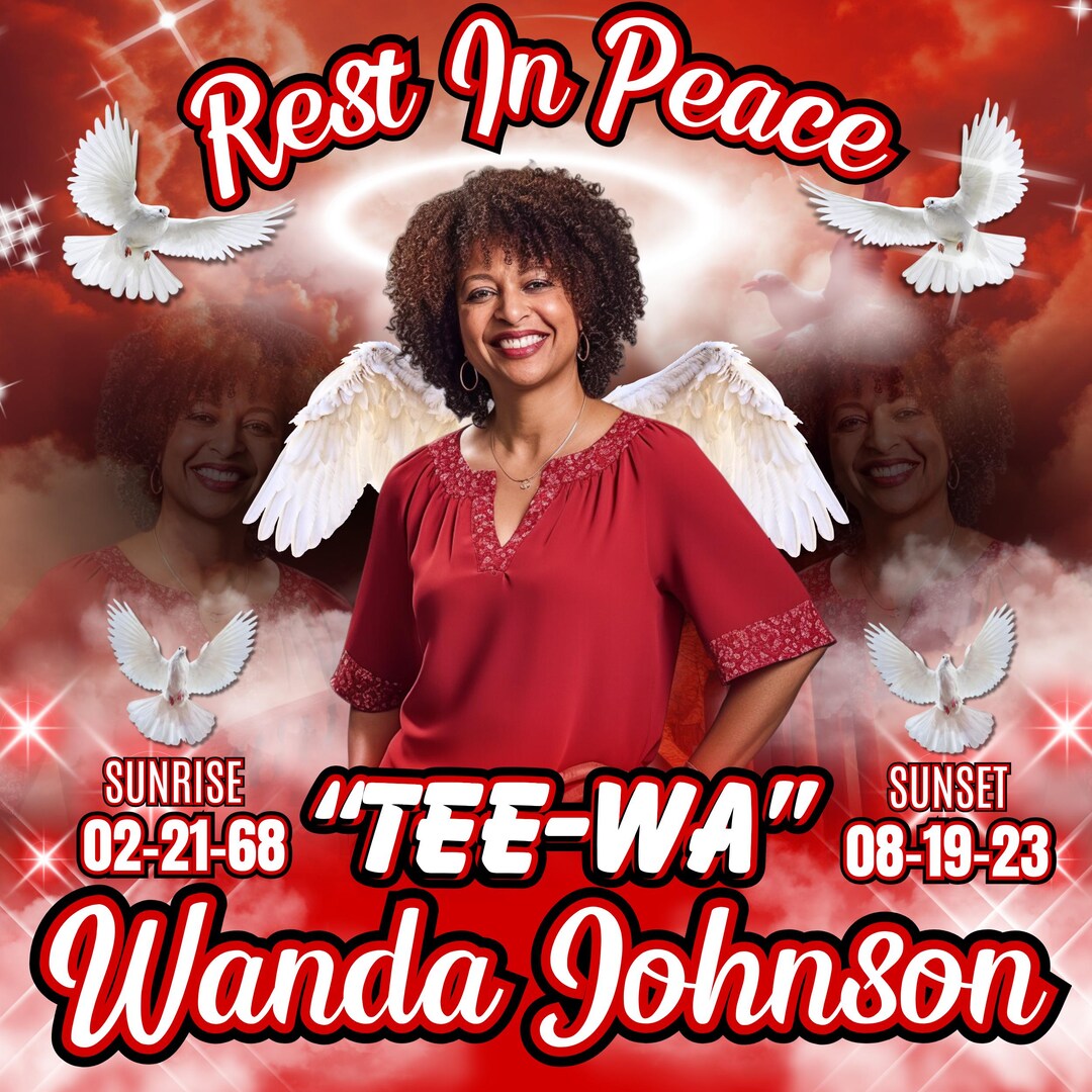 Memorial Template - Digital File - Etsy