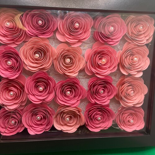 Customizable Flower Shadow Box - Etsy