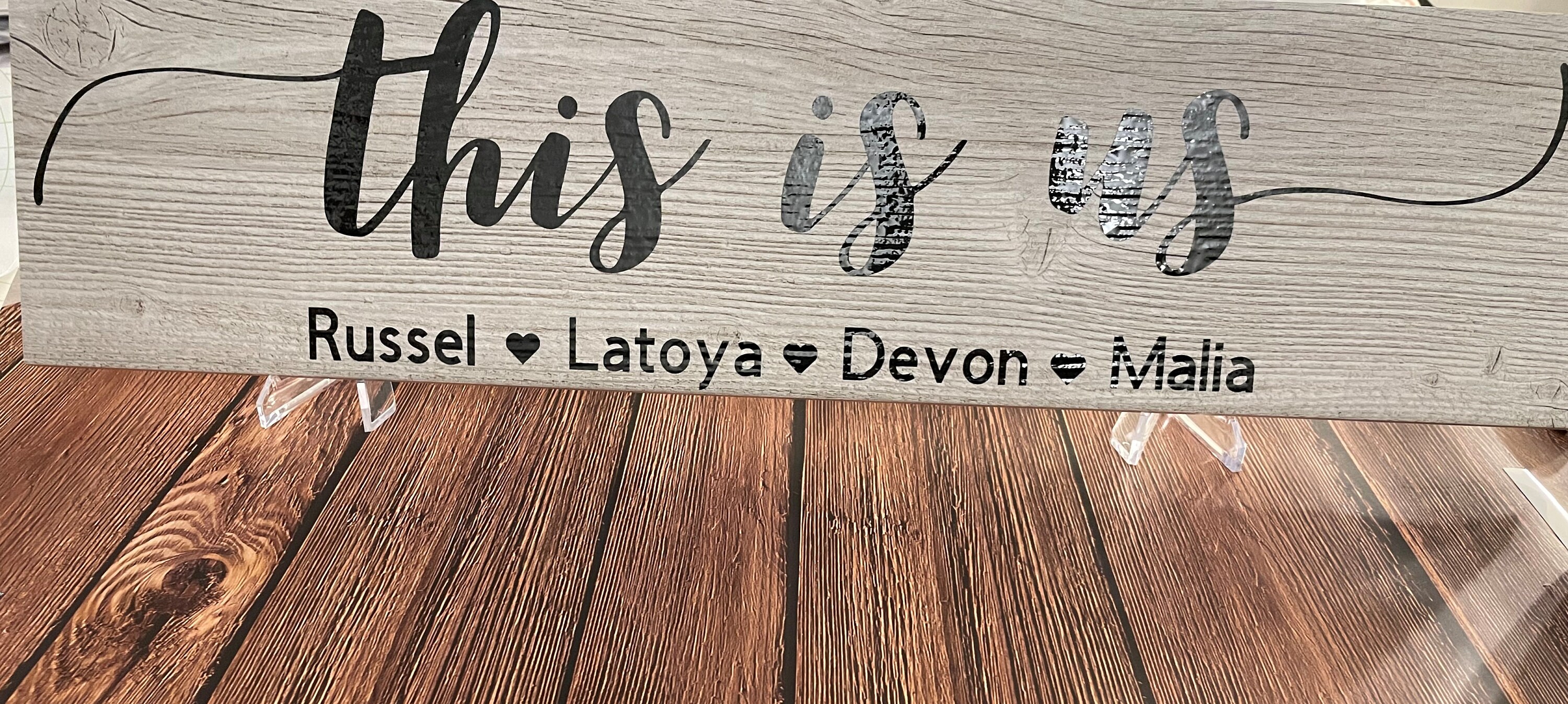 Personalized Ceramic Wood Tile Signs - Etsy