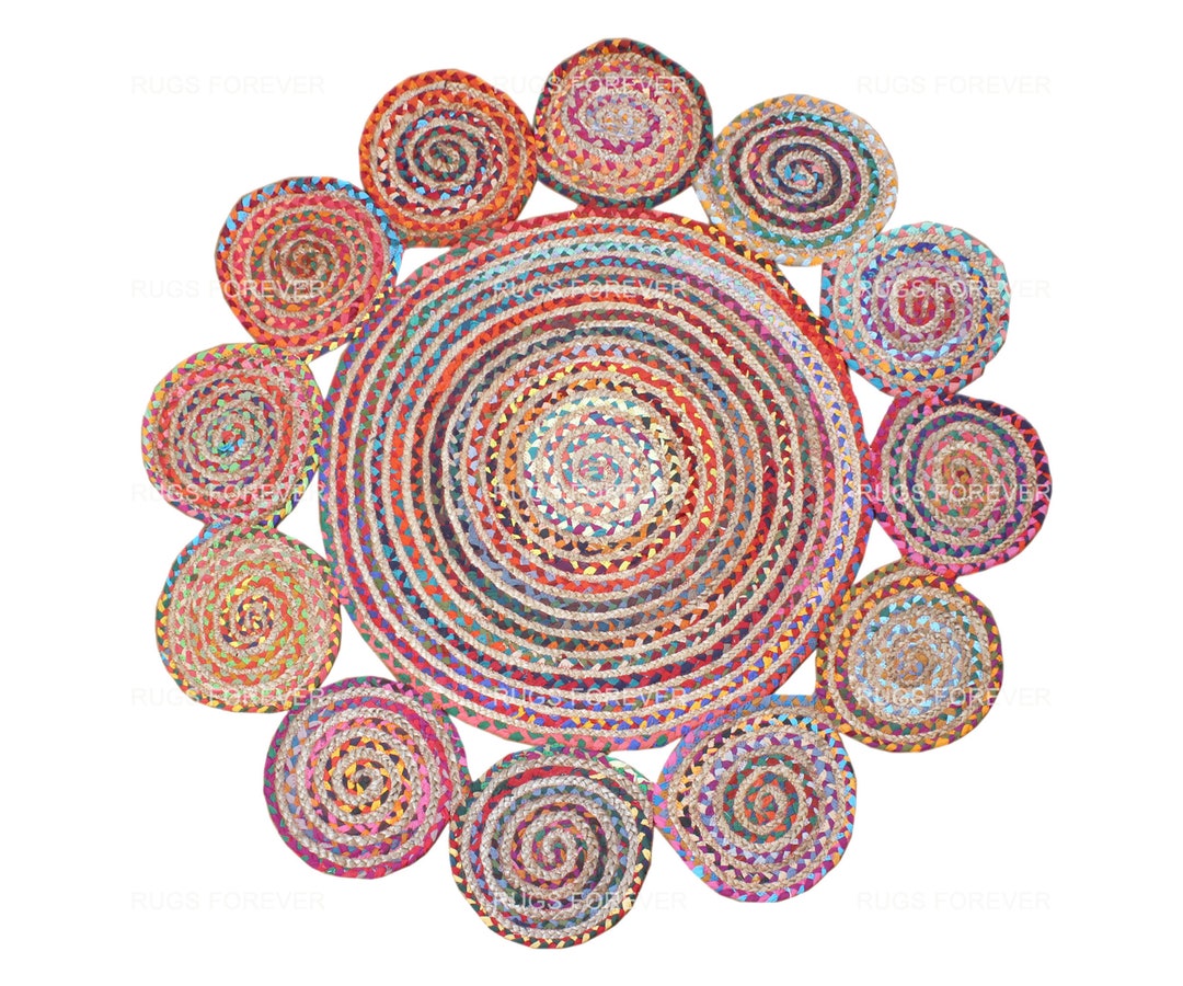 Hand-braided Chindi Cotton Rug Indian Handmade Carpet Natural - Etsy