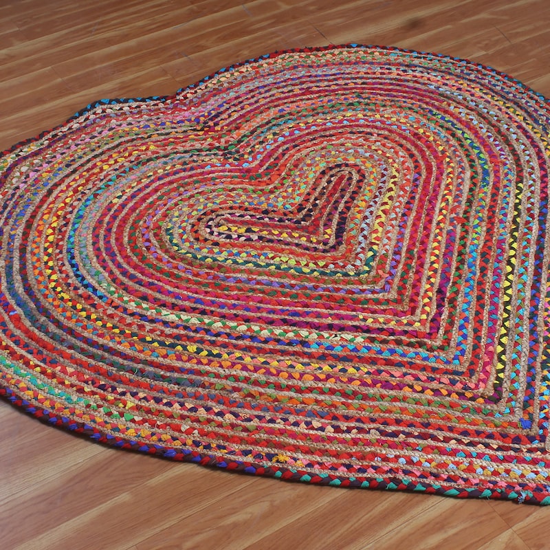 Colorful Braided Rug - Etsy