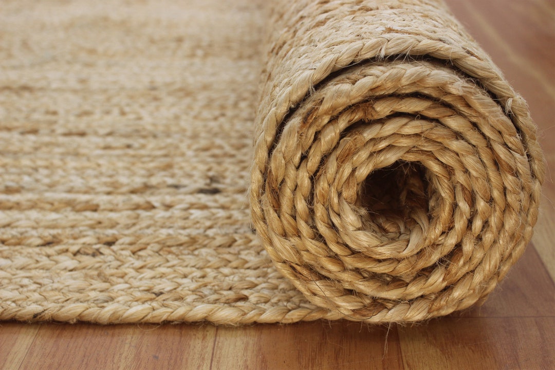 Outdoor Jute Rug Natural Fiber Beige Jute Rug Hand Braided Jute Rug ...