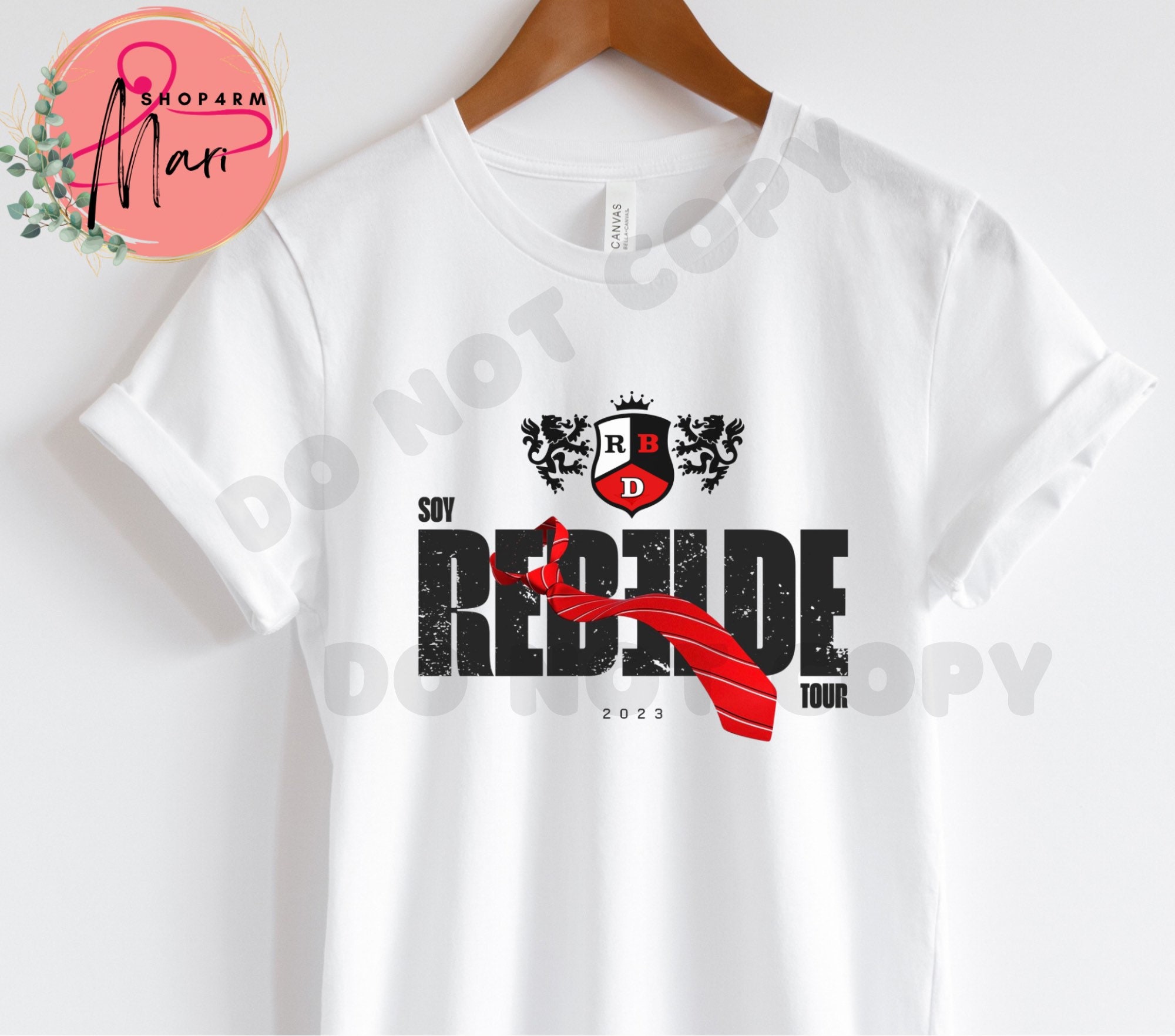 Soy Rebelde Tour 2023 Shirt | Rebelde Tour Merch Shirt 2023 | Rebelde ...