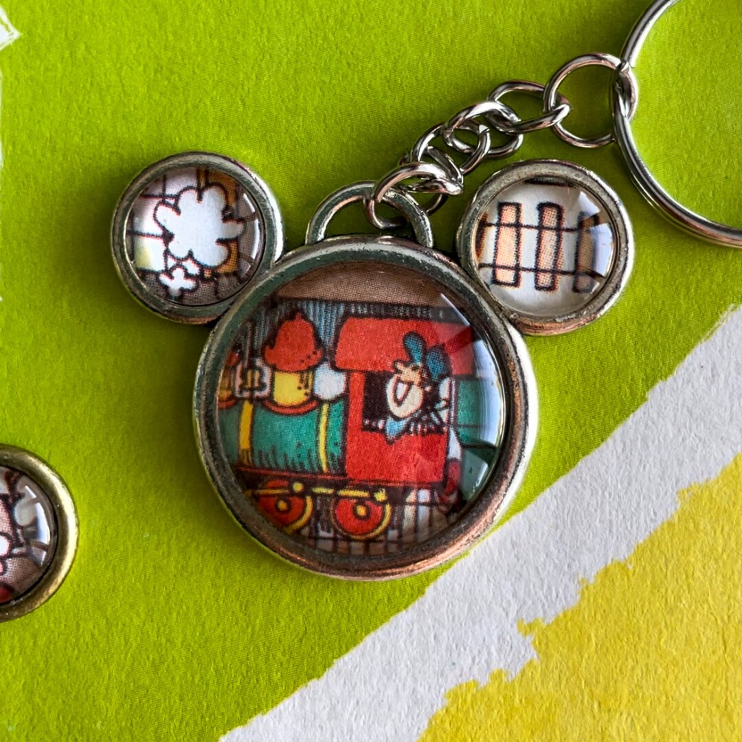 1979 Railroad Keychain - Etsy