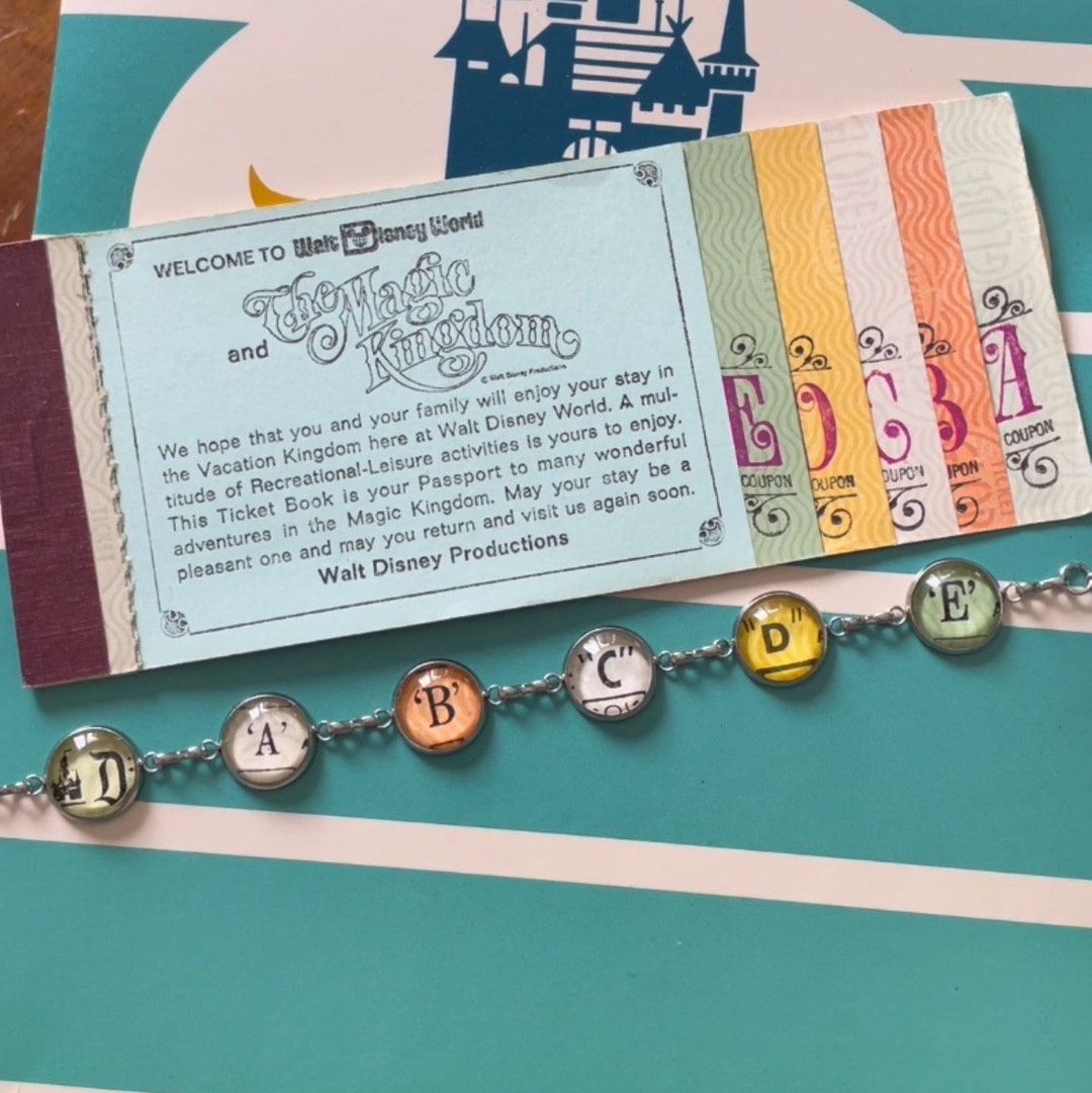 Complete A-E Ticket Bracelet - Etsy