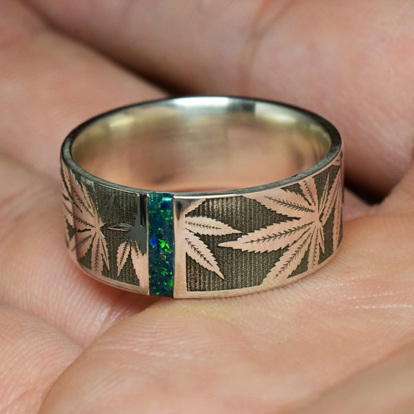 Cannabis ring - Etsy.de