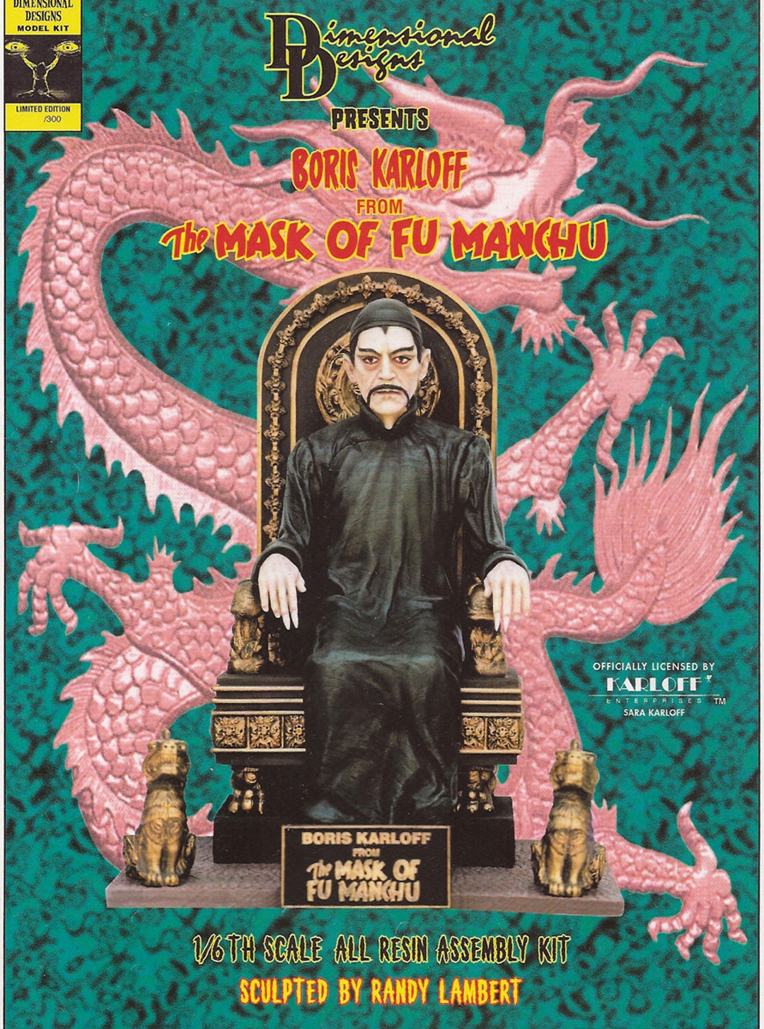 Boris Karloff - the Mask of FU Manchu (resin Model Kit) - Etsy