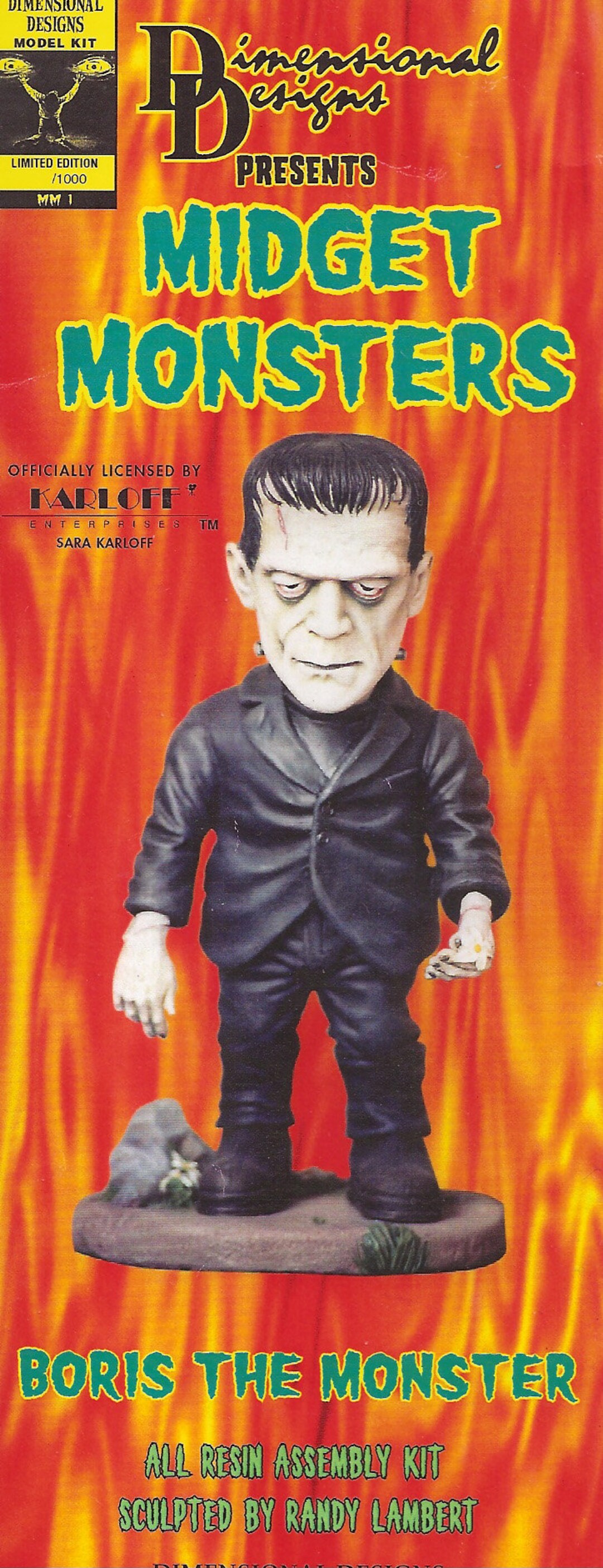 MIDGET MONSTERS- Boris the Monster (resin Model Kit) - Etsy