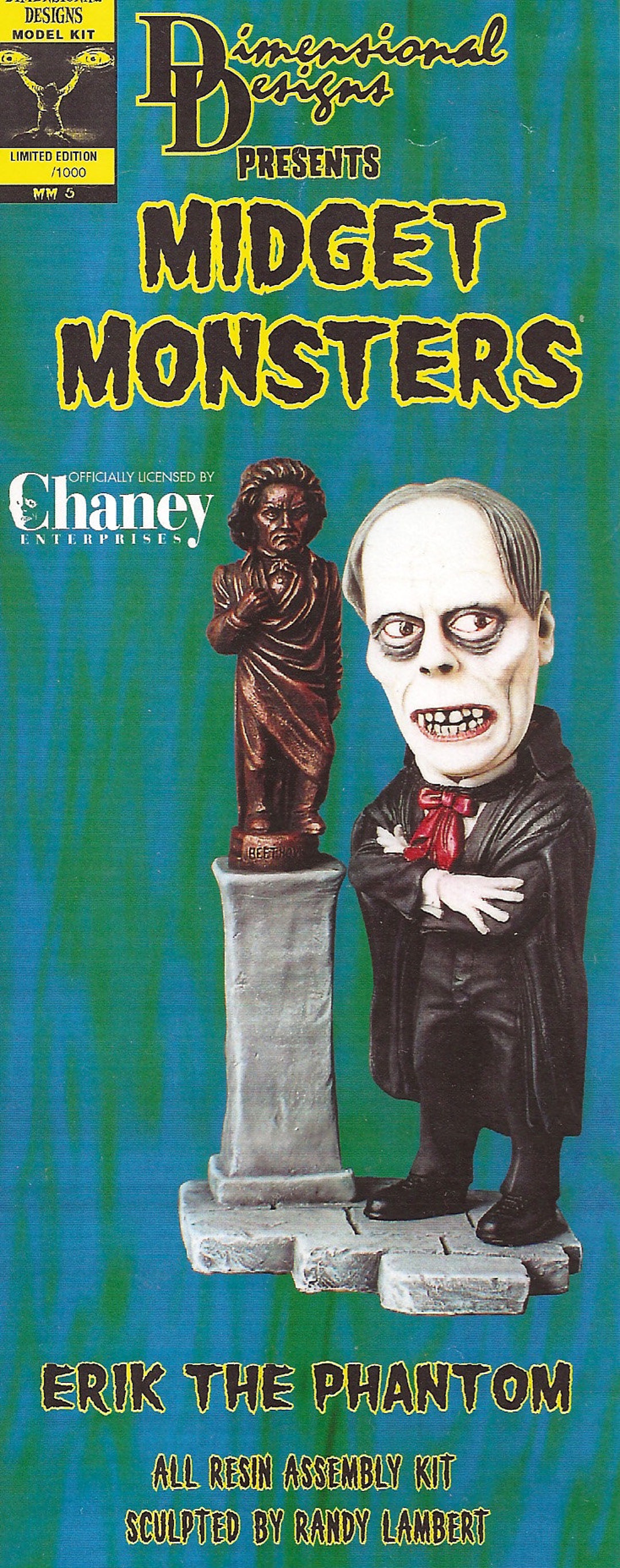 MIDGET MONSTERS - Eric the Phantom (resin Model Kit) - Etsy