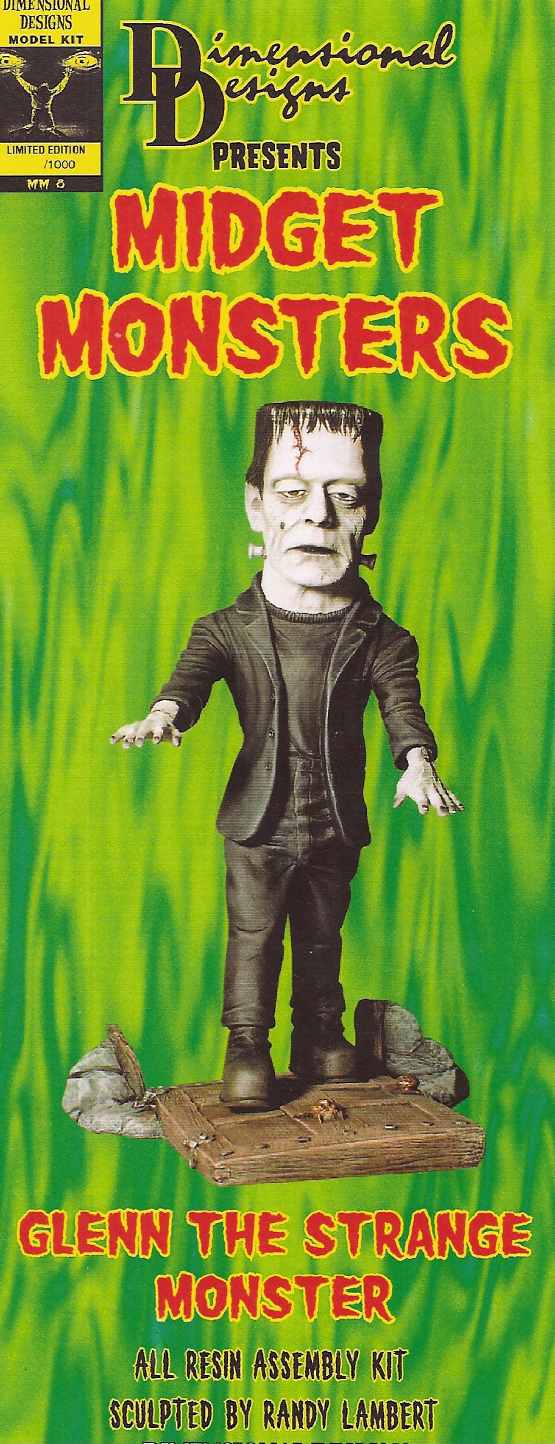 MIDGET MONSTERS Glenn the Strange Monster resin Model Kit - Etsy
