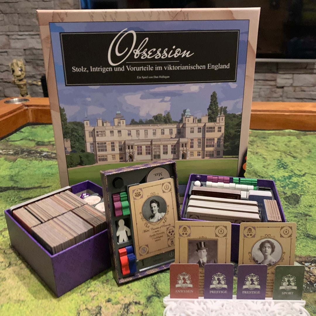 Obsession Board Game - Box Insert for Basic Box Without Expansions - Etsy