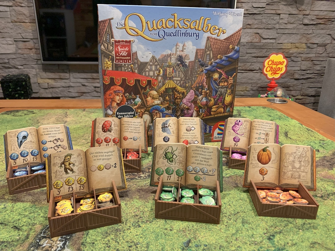 Quacksalber Von Quedlinburg - Token Boxes - Board Game Accessory | 3D ...