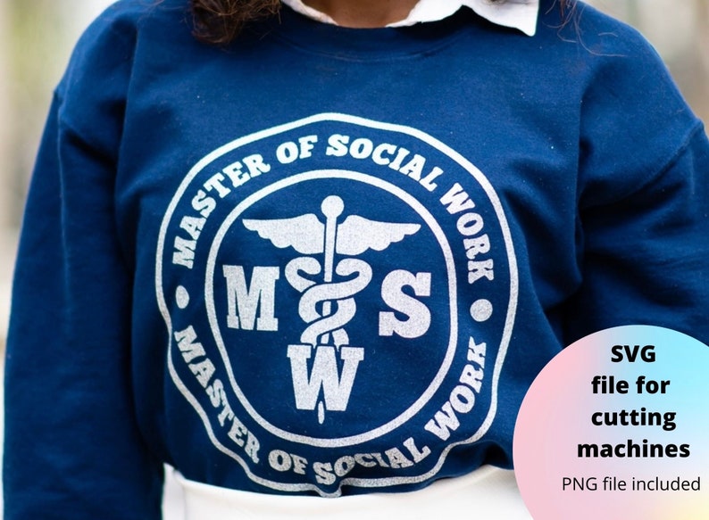 Masters in Social Work SVG. and PNG. - Etsy