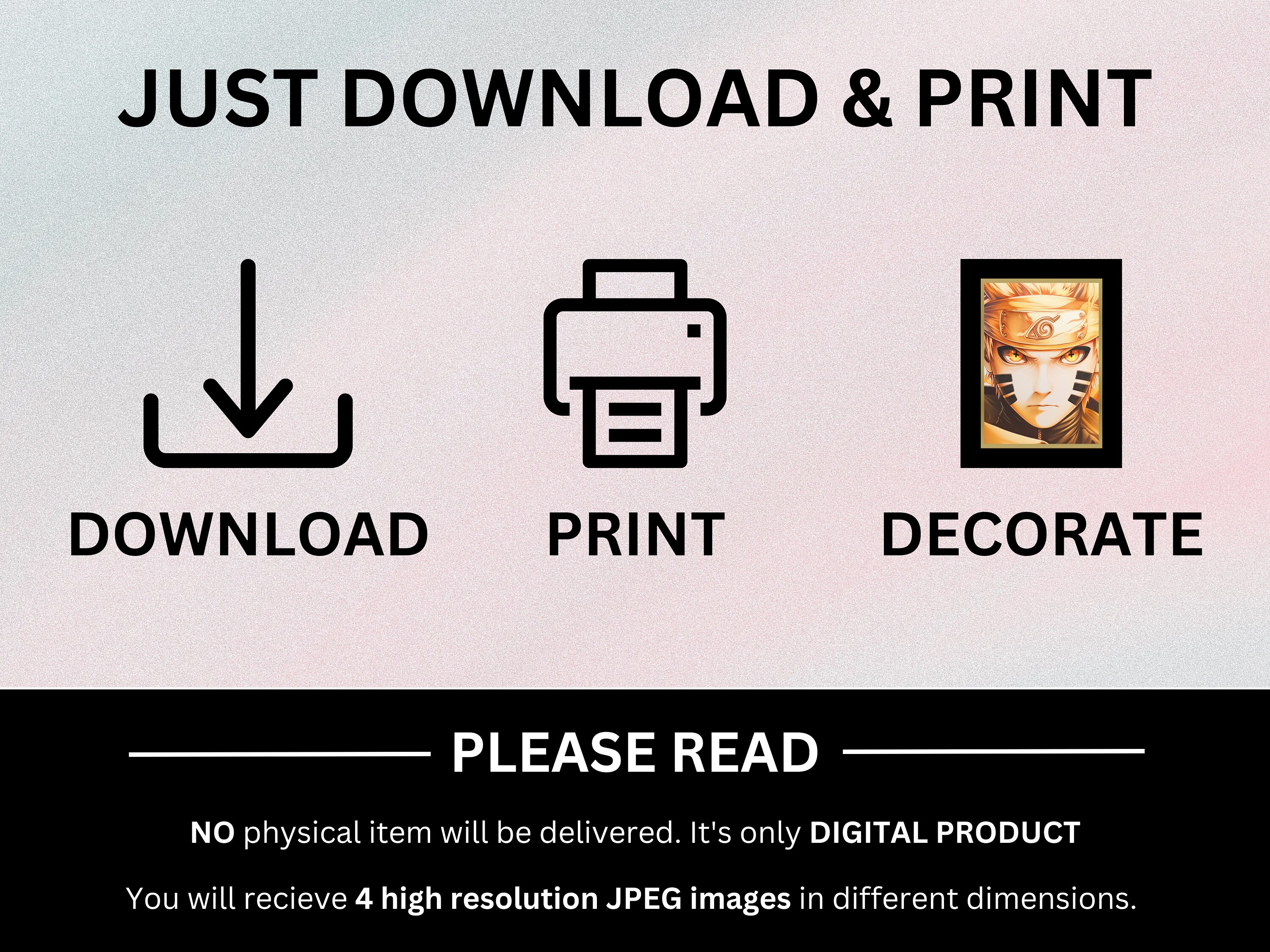 Printable Anime, Satoru Gojo, Jujutsu Kaisen, Manga Poster, Anime Print ...